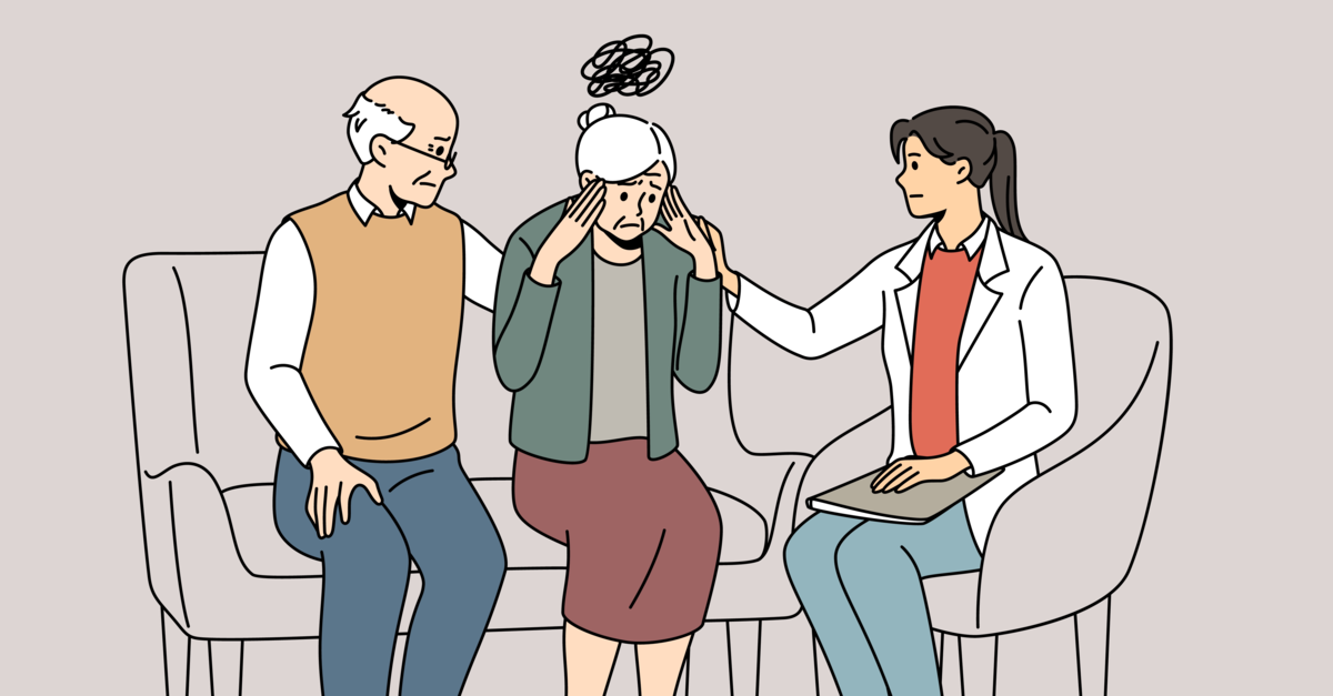 Symptomer på demens herunder Alzheimers sygdom